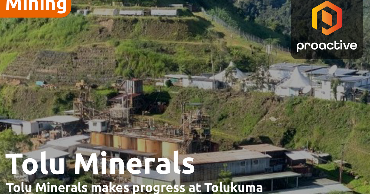 Tolu Minerals CEO updates on Tolukuma Gold Mine expansion | ASX:TOK