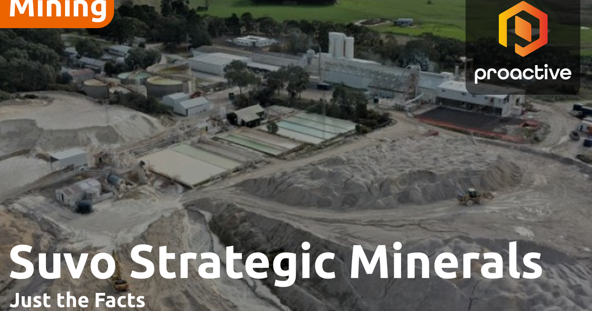 Just the Facts: Suvo wins three-year deal for hydrous kaolin supply ...