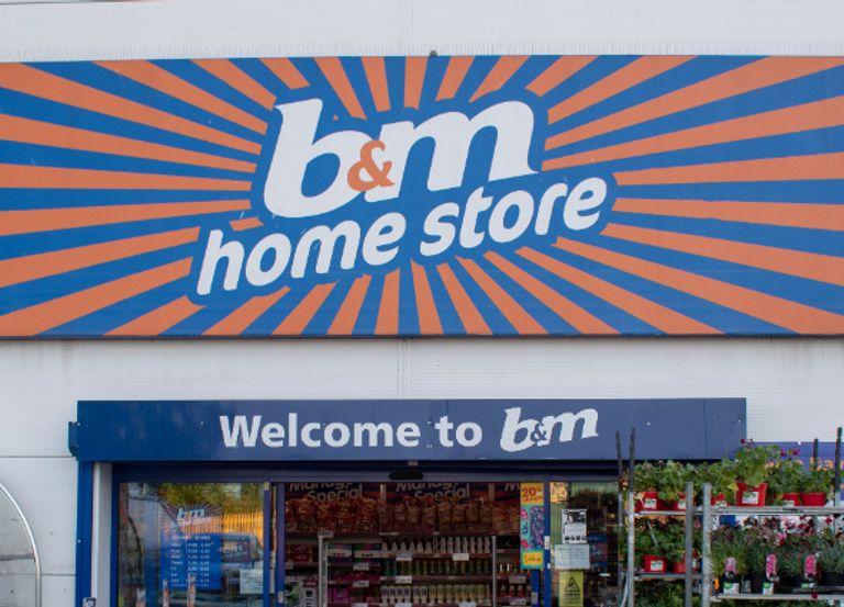 B and m share price store