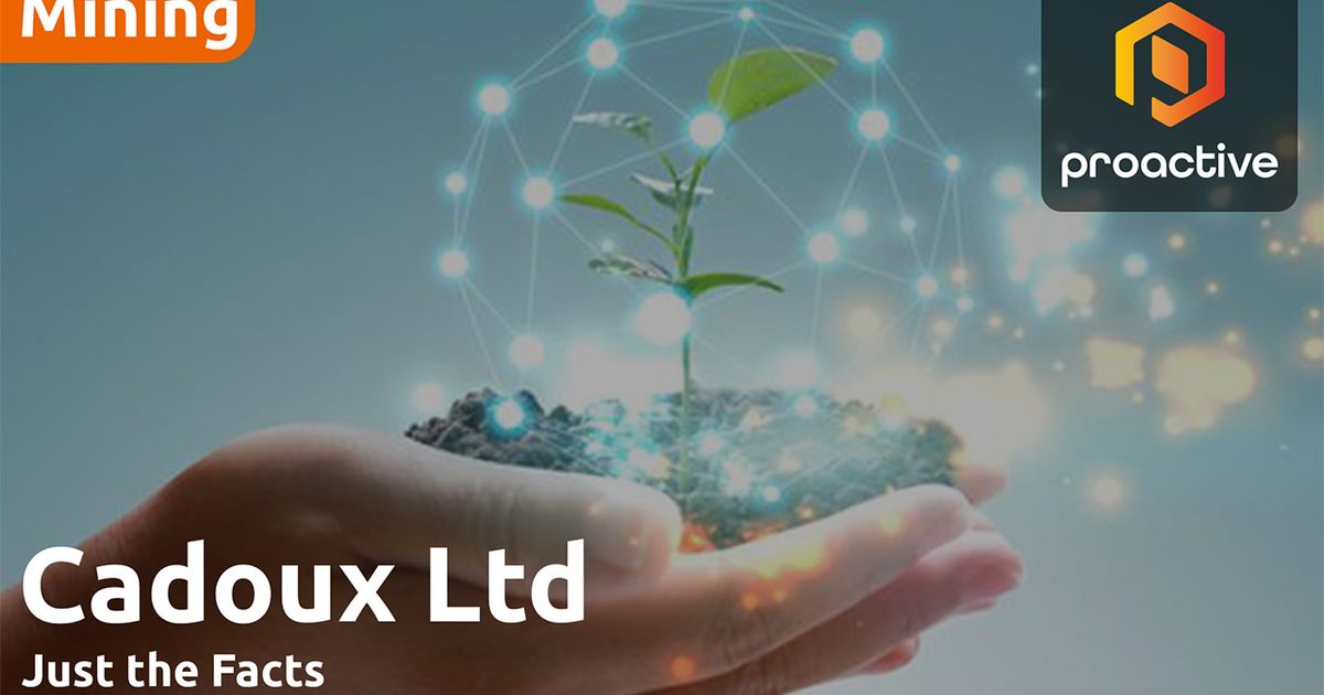 Just the Facts: Cadoux advances HPA and Minhub projects toward ...