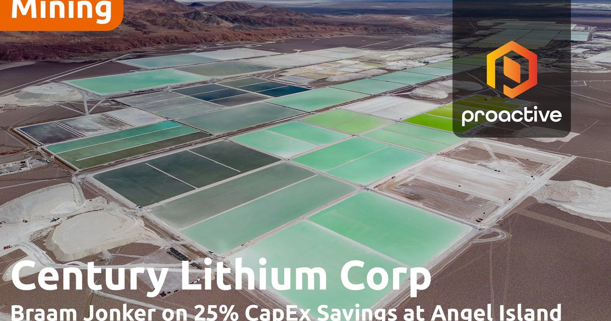Century Lithium identifies CAPEX reduction for Angel Island project ...