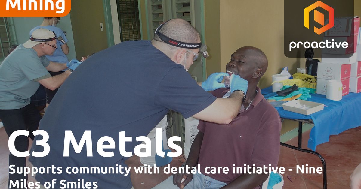 C3 Metals partners with Nine Miles of Smiles to provide critical dental ...