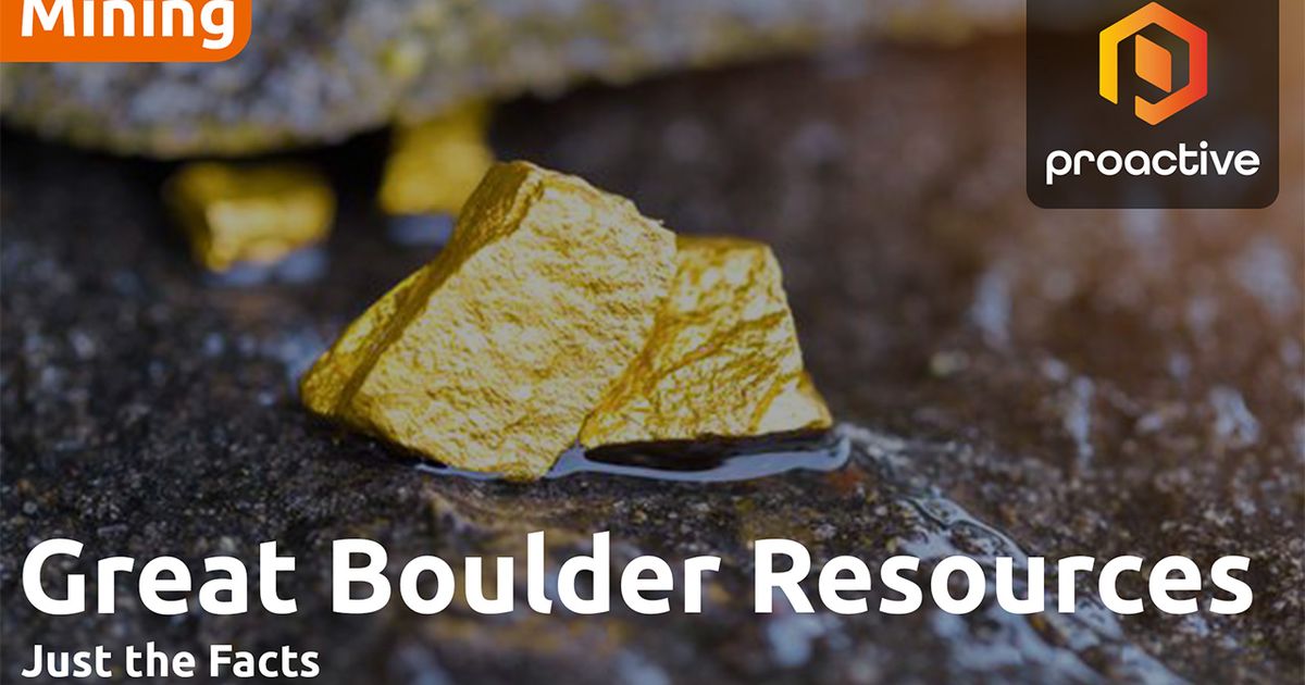 Just the Facts: Great Boulder Resources identifies shallow gold zones ...