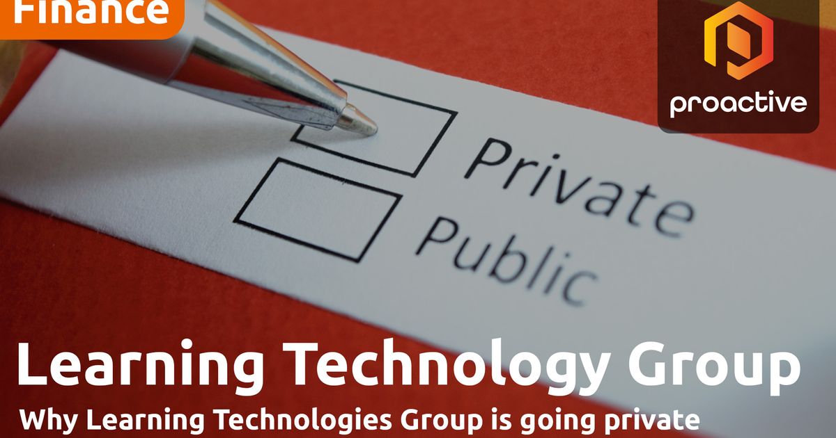 Learning Technologies Group CEO Jonathan Satchell on LTG’s market exit ...