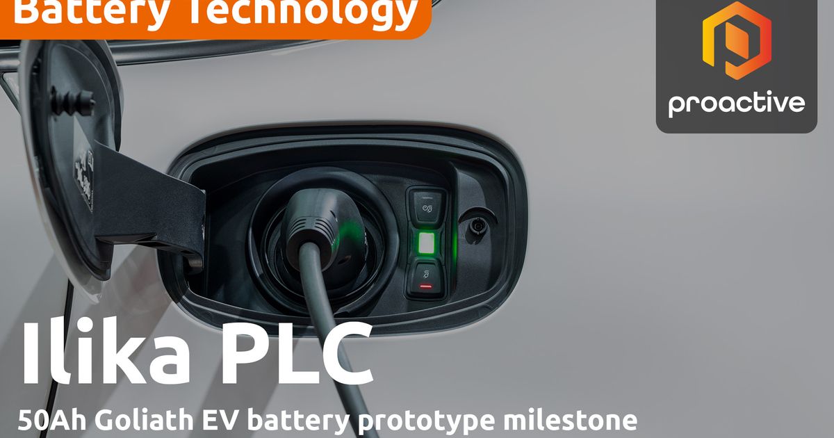 Ilika CEO Graeme Purdy on 50Ah Goliath EV battery prototype milestone ...
