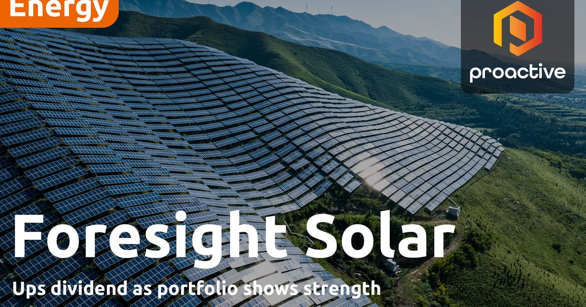 Foresight Solar Fund fund manager discusses strong returns despite ...