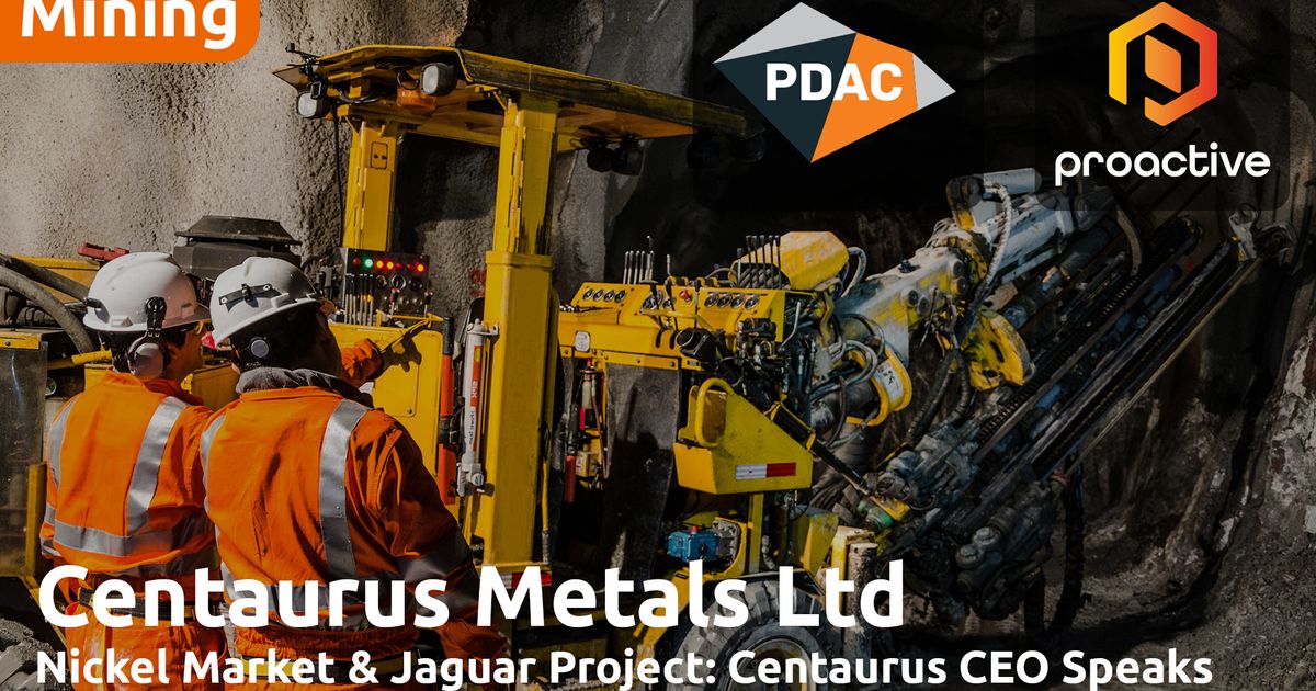 Centaurus Metals CEO highlights Jaguar Nickel project’s strong cost ...