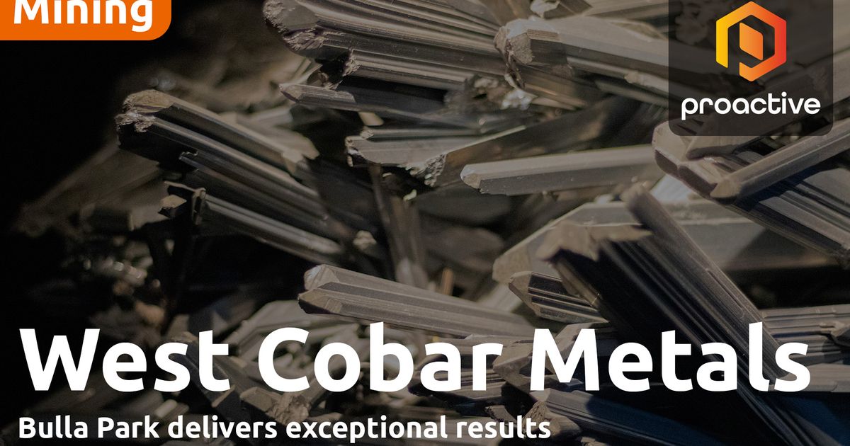 West Cobar Metals’ Bulla Park delivers exceptional copper and antimony ...