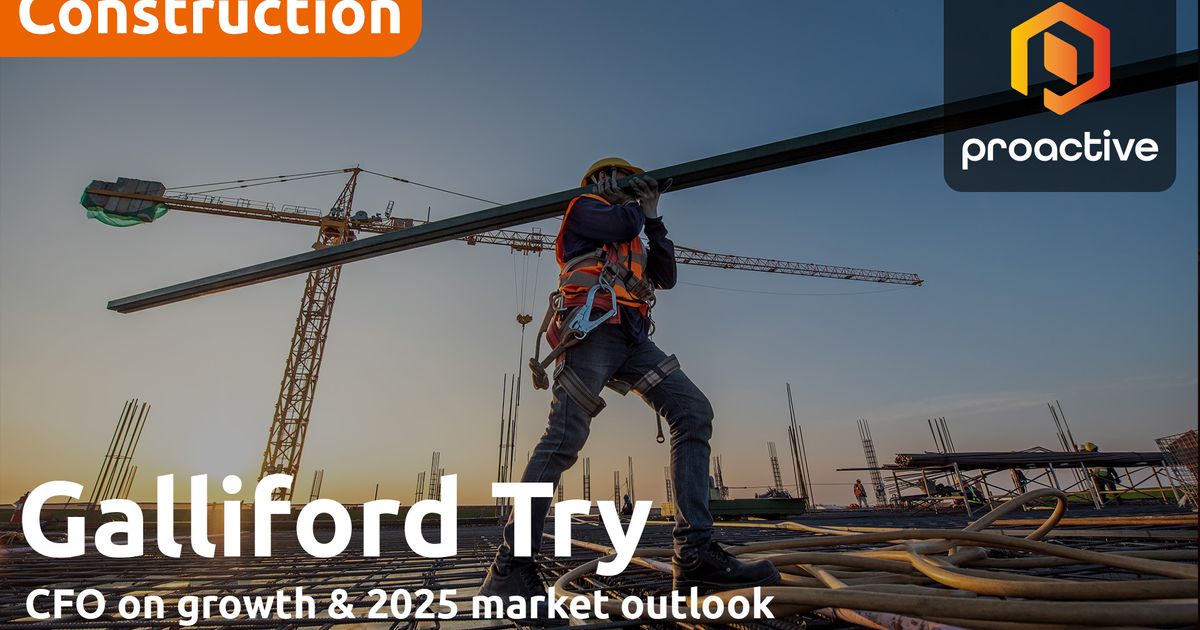 Galliford Try CFO on strong H1 results & 2025 outlook | LSE:GFRD
