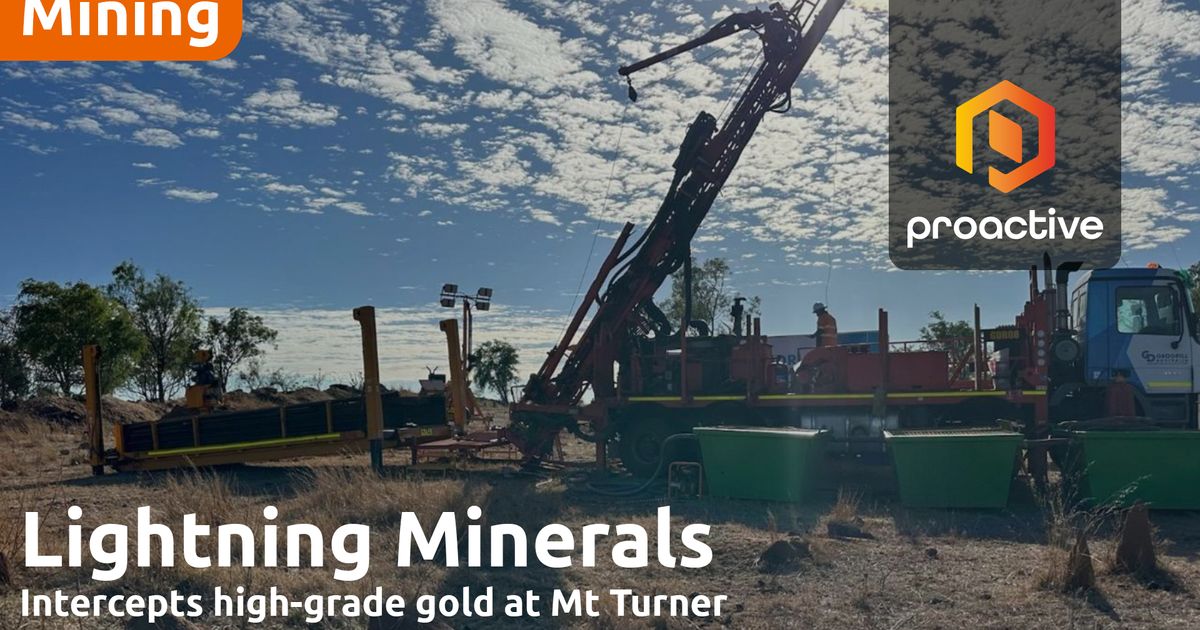 Lightning Minerals gold drill hits high-grade at surface | ASX:L1M