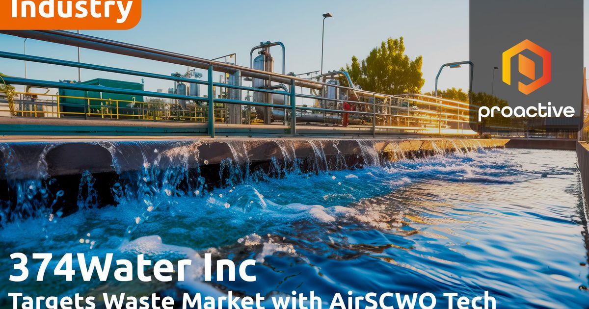 374Water appoints Steve Jones as Interim CEO to lead commercialization ...