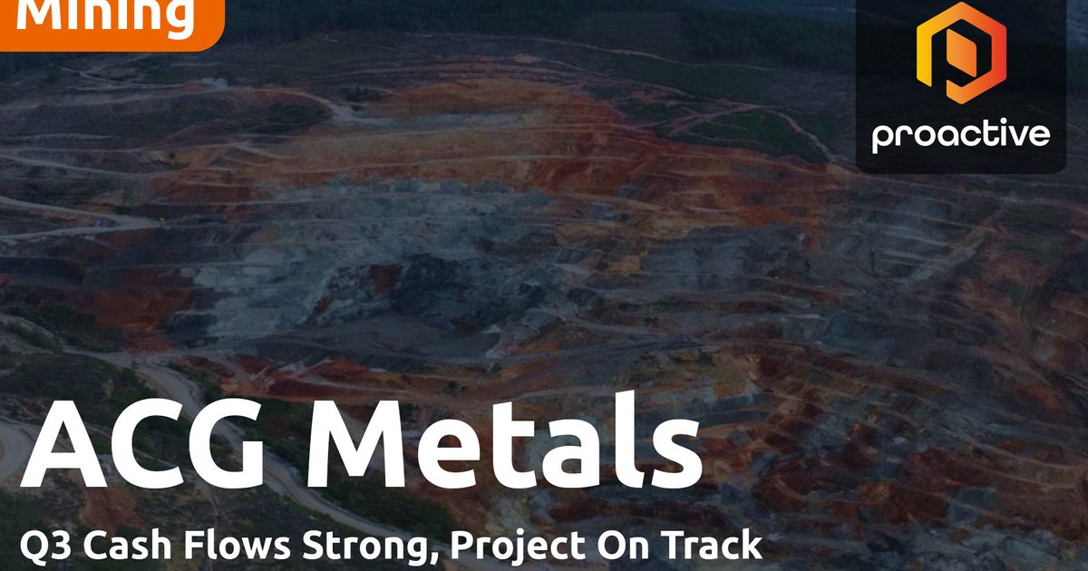 ACG Metals on strong Q3 as Gediktepe copper sulfide expansion project ...