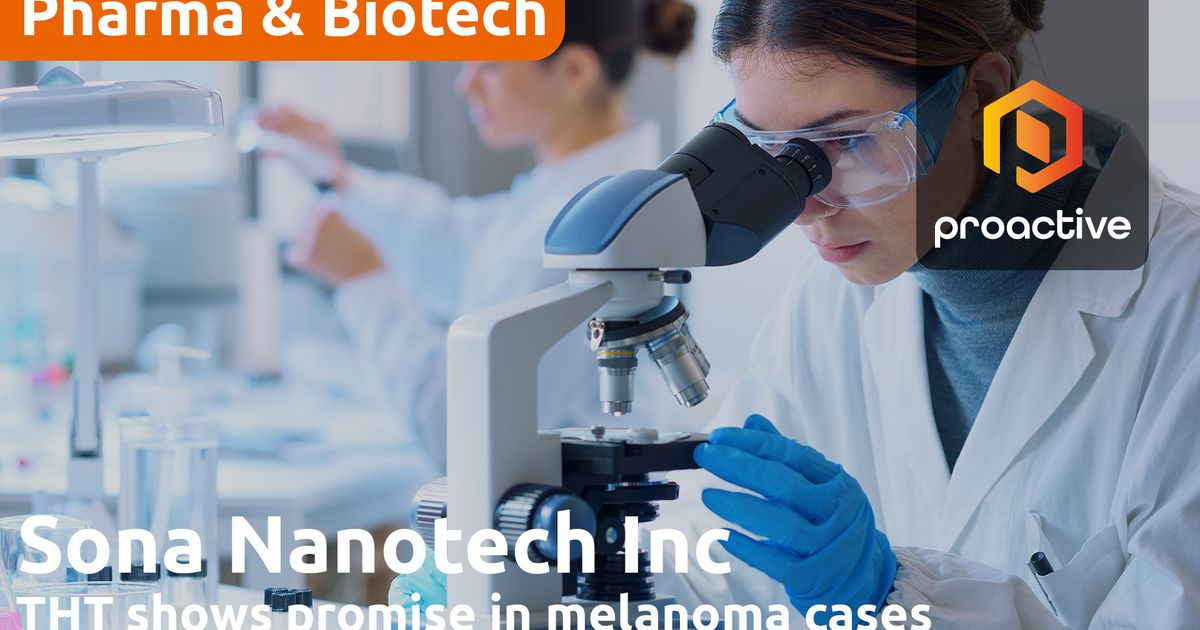 Sona Nanotech CEO on positive response rate in first-in-human THT ...