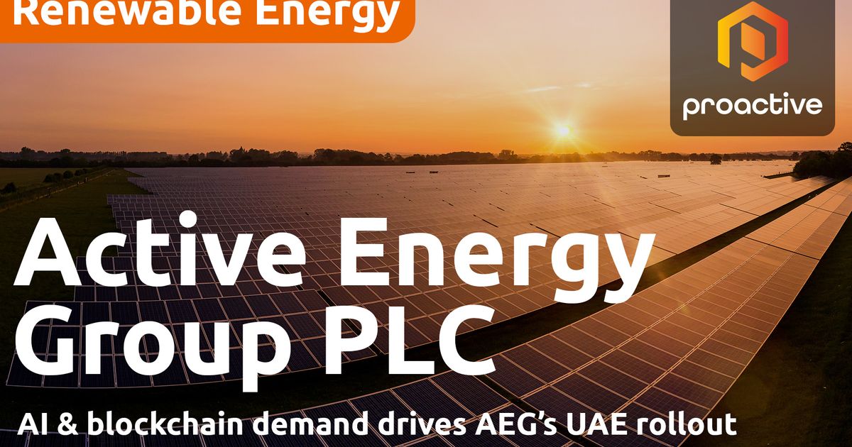 Active Energy achieves milestone as pre-sells power from first UAE site ...