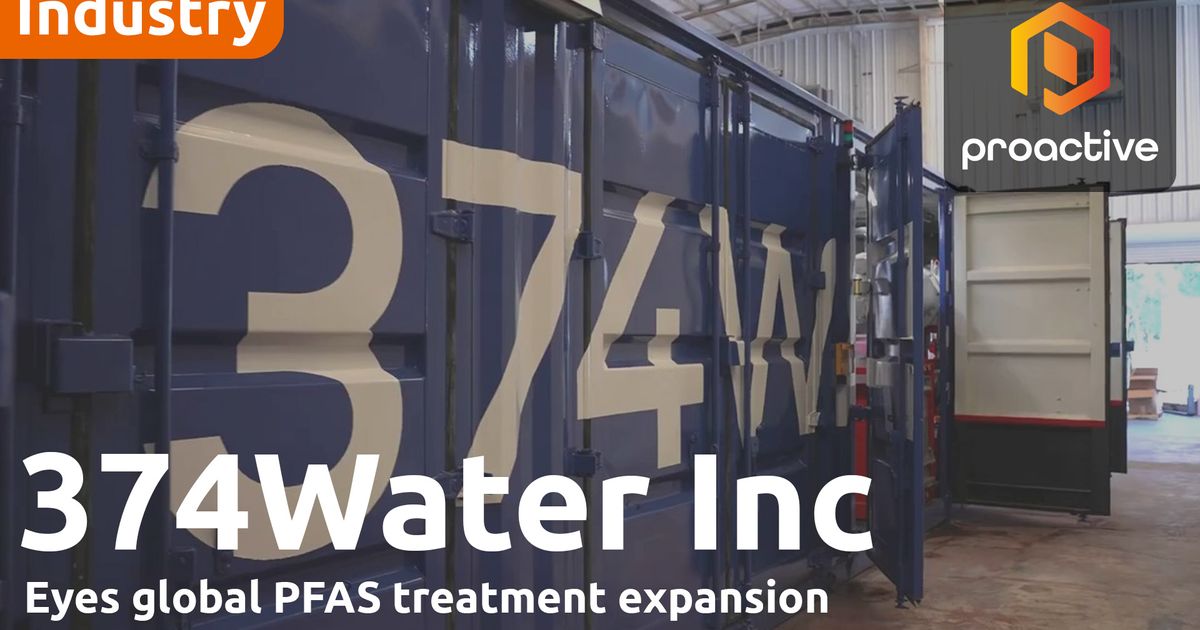 374Water scales Waste Destruction Services growth; eyes global PFAS ...