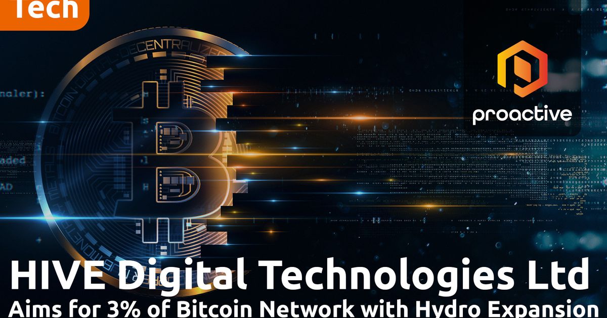 HIVE Digital targets 35 EH/s in 2026 with 100MW hydro expansion in ...