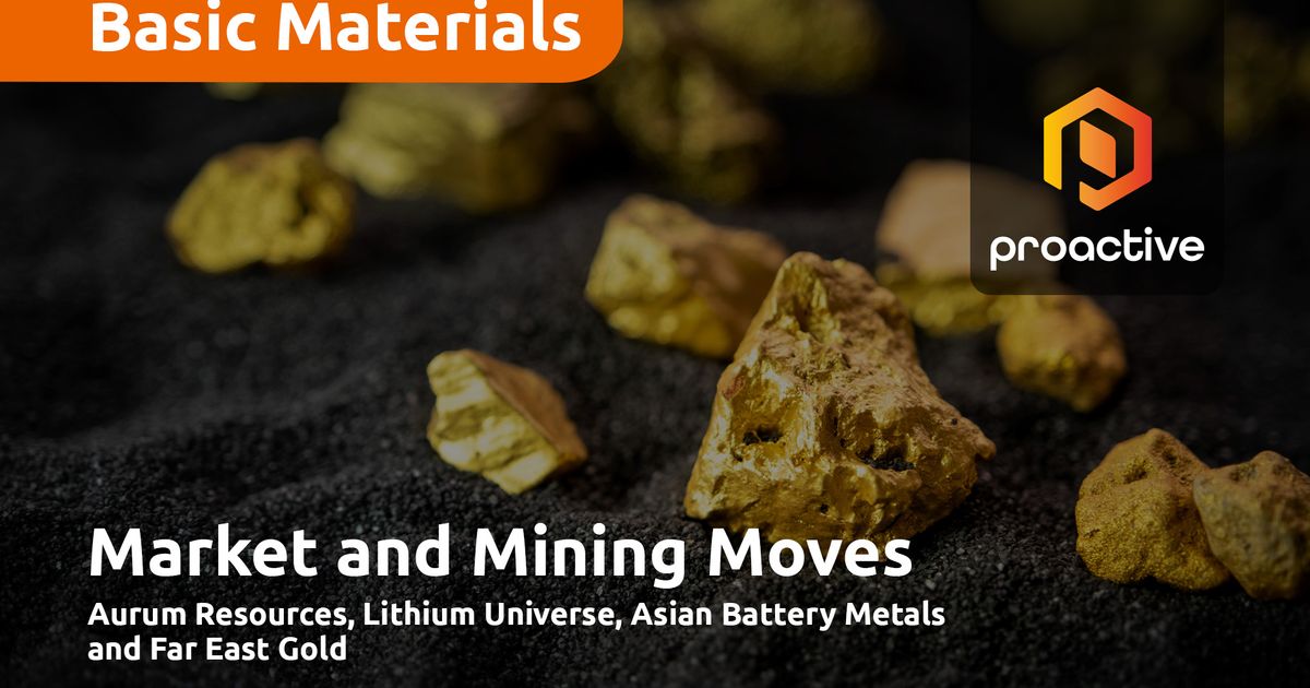 Just the Facts: Aurum Resources, Lithium Universe, Asian Battery Metals ...