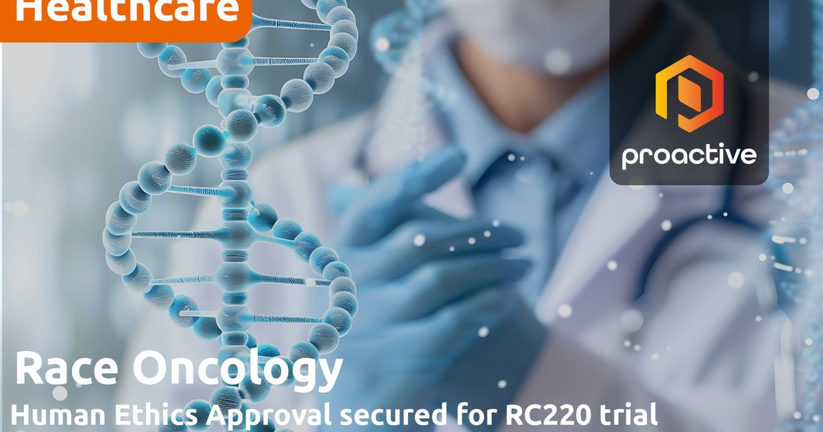 Ethics greenlight for Race Oncology lung study | ASX:RAC