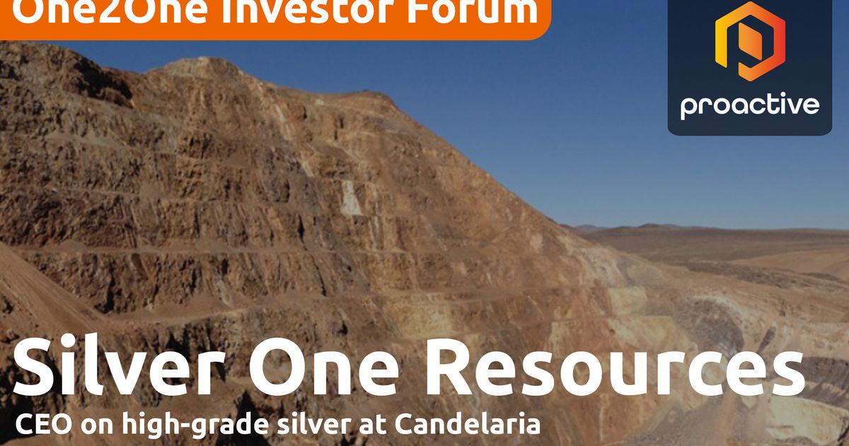 Silver One Resources CEO on high-grade silver at Candelaria - One2One Investor Forum | TSX-V:SVE ...