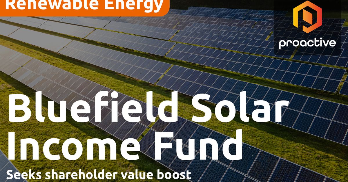 Bluefield Solar investment manager James Armstrong on strategic sale ...