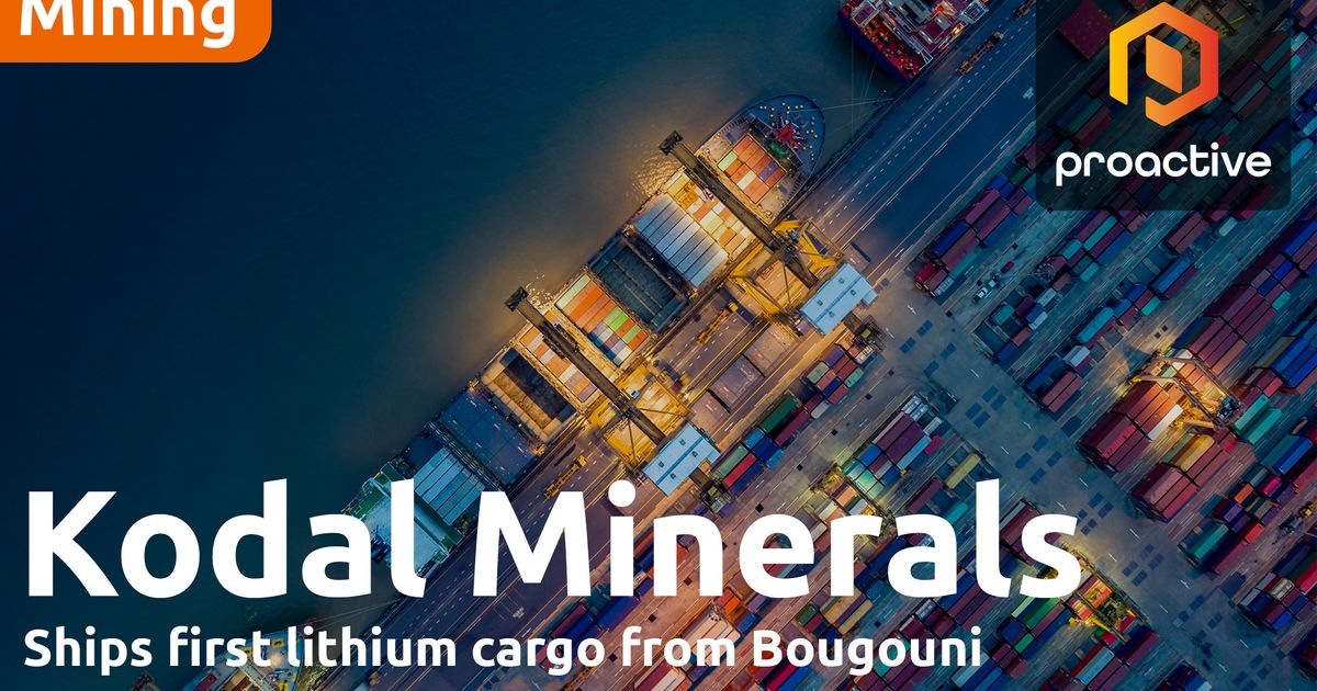 Kodal Minerals ships first lithium spodumene concentrate from Bougouni; CEO discusses progress ...