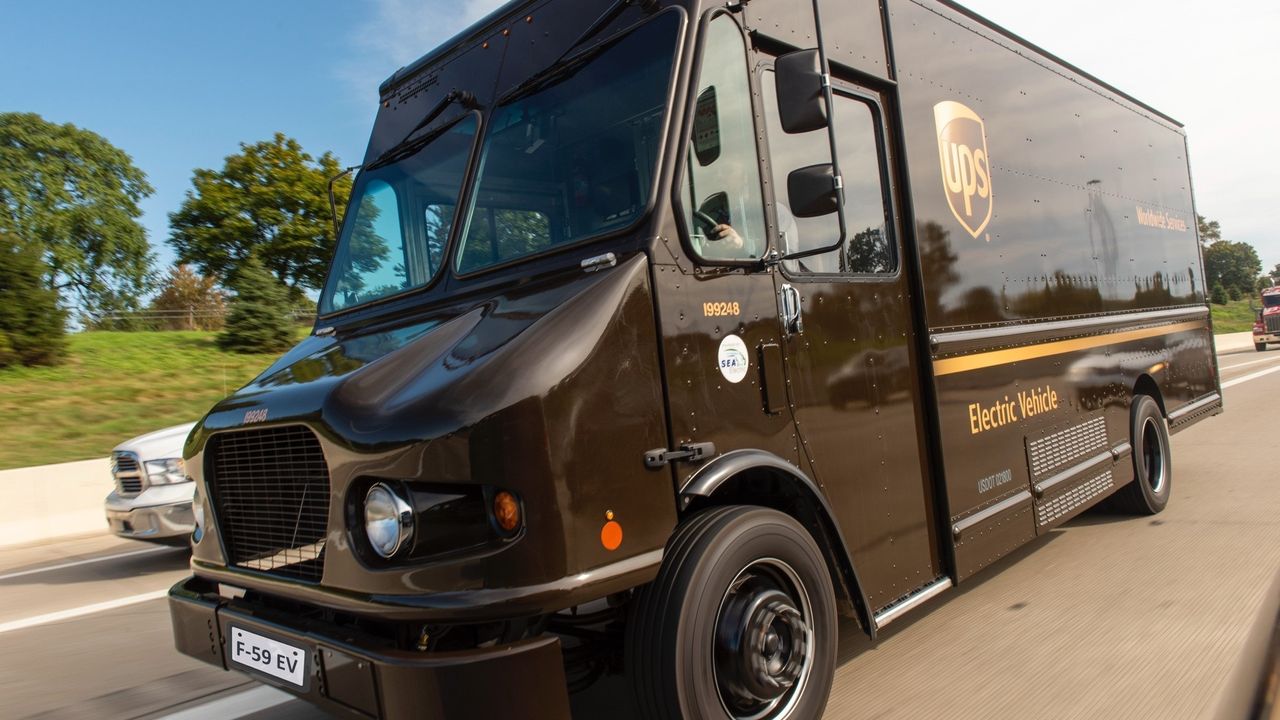 UPS shares fall after quarterly profit beats estimates, US volumes ...