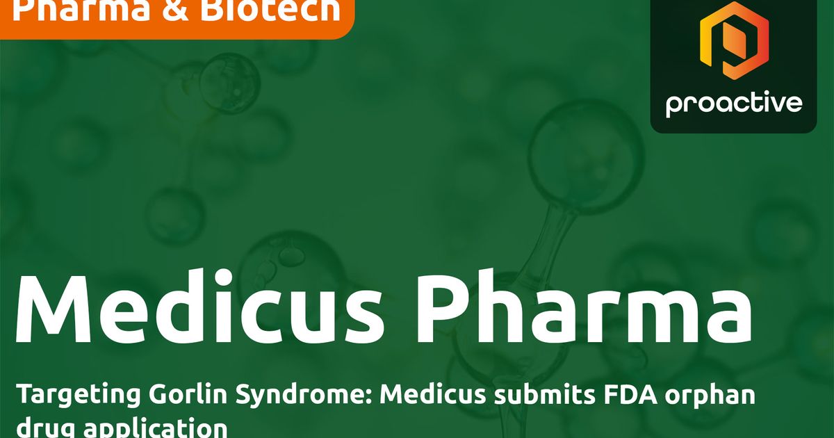 Medicus Pharma files Orphan Drug application for SkinJect in rare skin ...