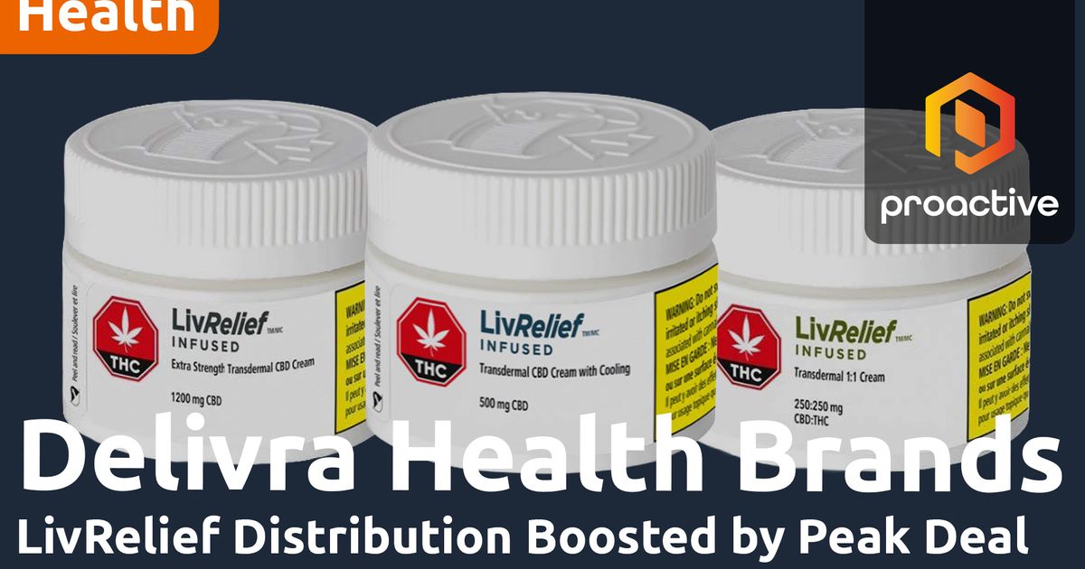Delivra Health brands expands LivRelief™ infused line through Peak ...