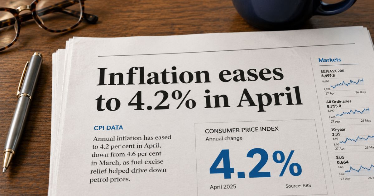 Australia inflation eases to 4.2% as fuel excise cut masks underlying ...
