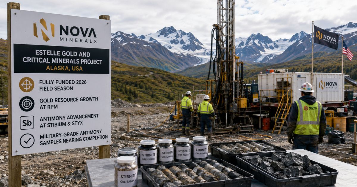 Nova Minerals starts fully funded 2026 Estelle program as antimony ...