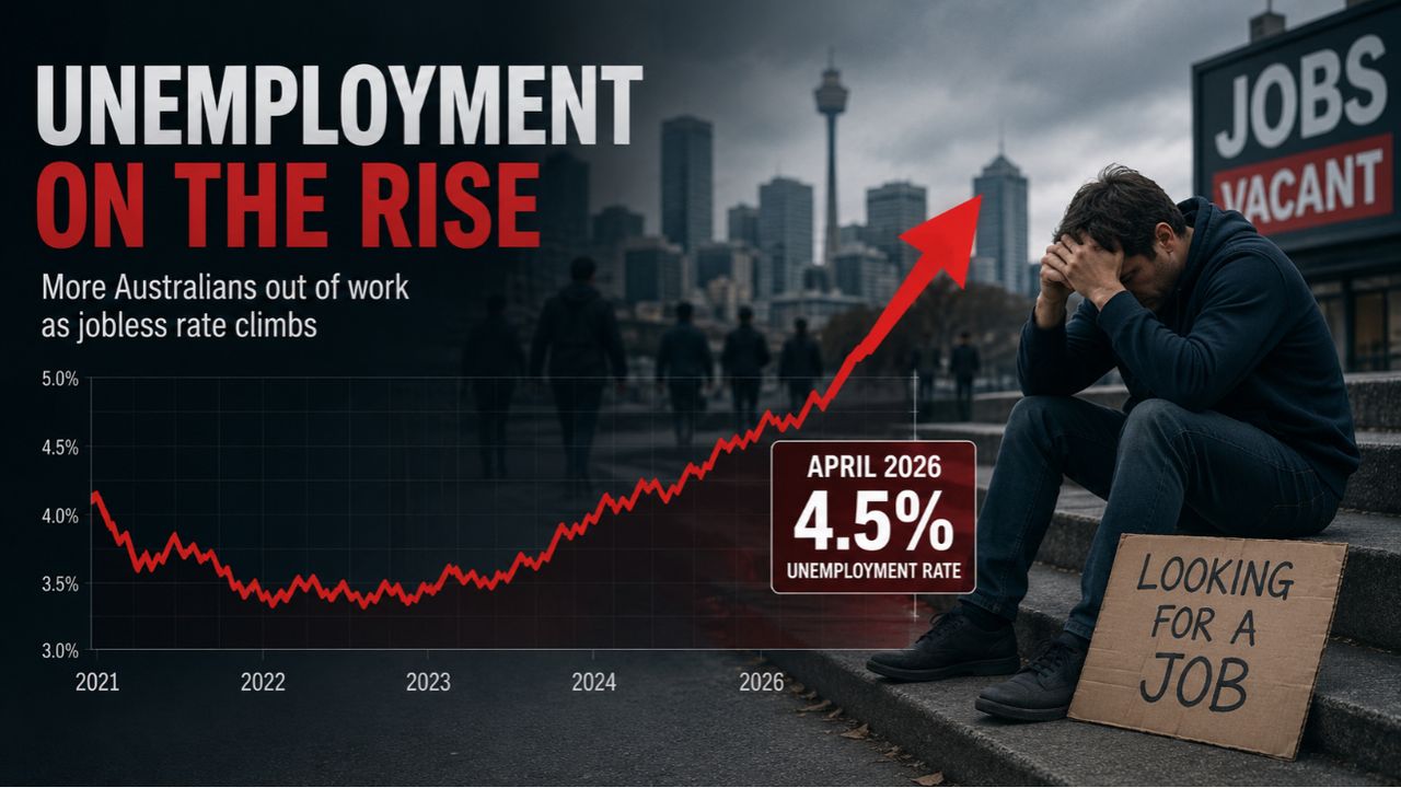 Australia unemployment rises to 4.5% as labour market shows signs of ...