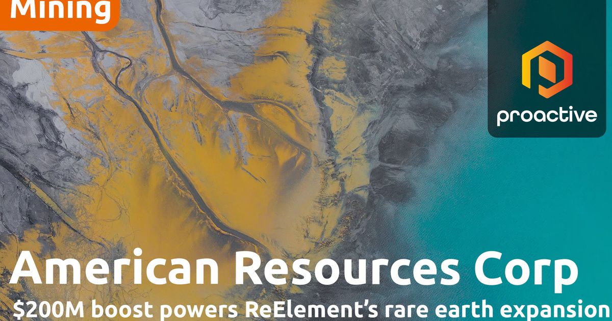 American Resources secures $200M facility to scale ReElement’s U.S ...