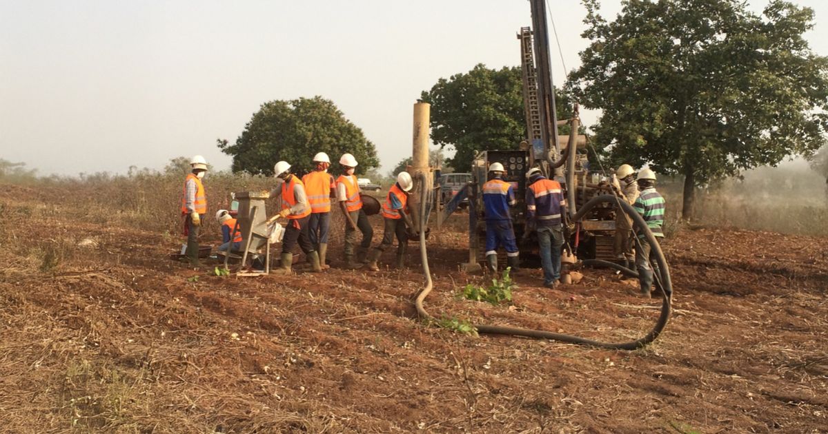 Large Tougbe target emerges from Enegex's auger and legacy aircore