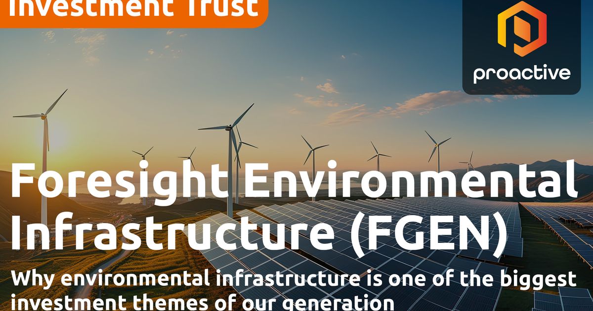 Why environmental infrastructure is one of the biggest investment ...