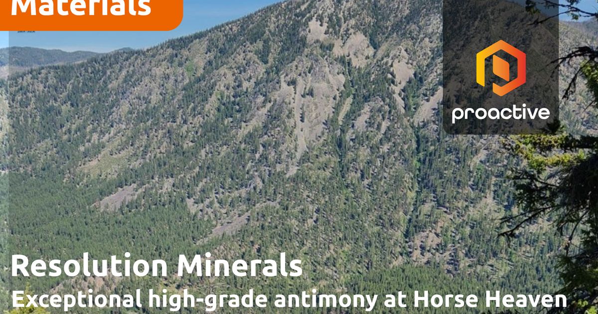 Exceptional high-grade antimony at Horse Heaven | ASX:RML, OTCQB:RLMLF