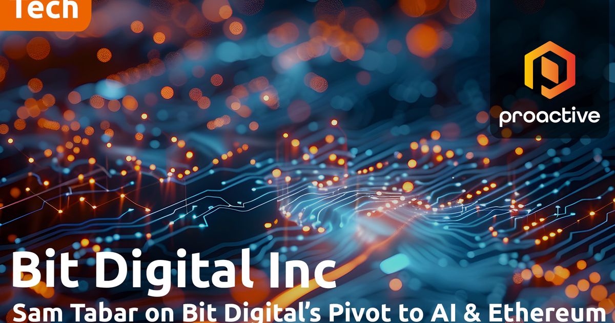 Bit Digital CEO talks Bitcoin mining to Ethereum and AI Infrastructure ...