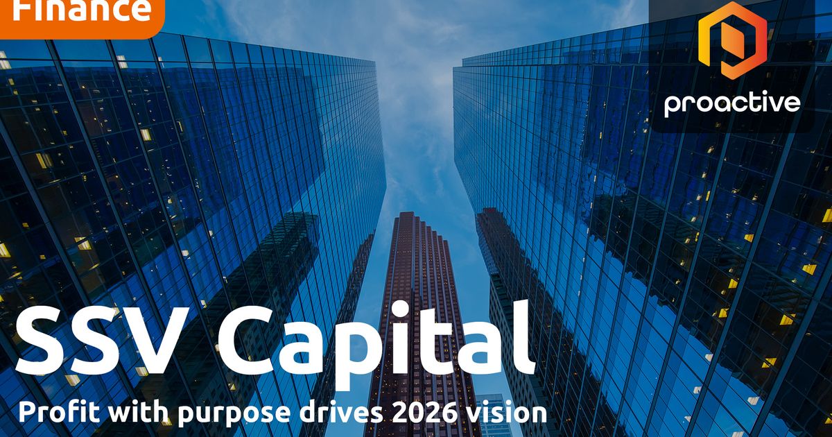 SSV Capital PLC CEO: Profit with purpose drives 2026 vision