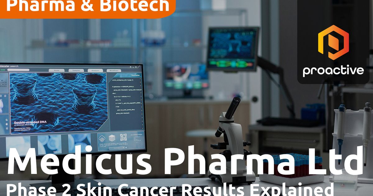 Medicus Pharma reports positive phase 2 results for microneedle skin ...