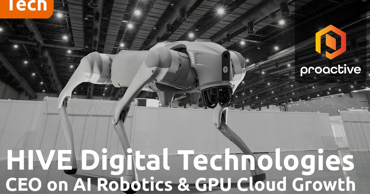 HIVE Digital Technologies CEO on AMC Robotics collaboration, AI ...