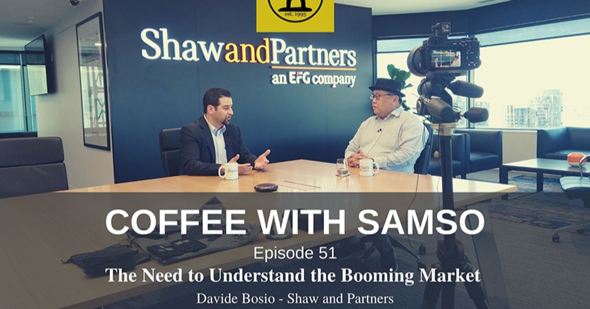 Coffee with Samso: Understanding the booming market with Davide Bosio ...