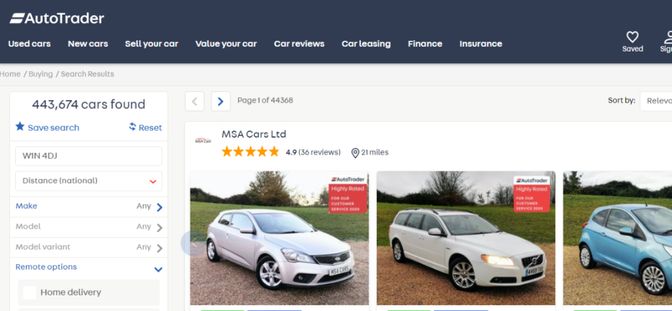 Auto Trader Group PLC expects big dent in vehicle sales volumes under ...