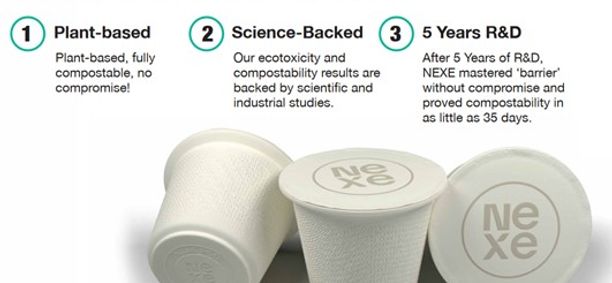 NEXE leads the charge with its fully compostable coffee pods for use in ...