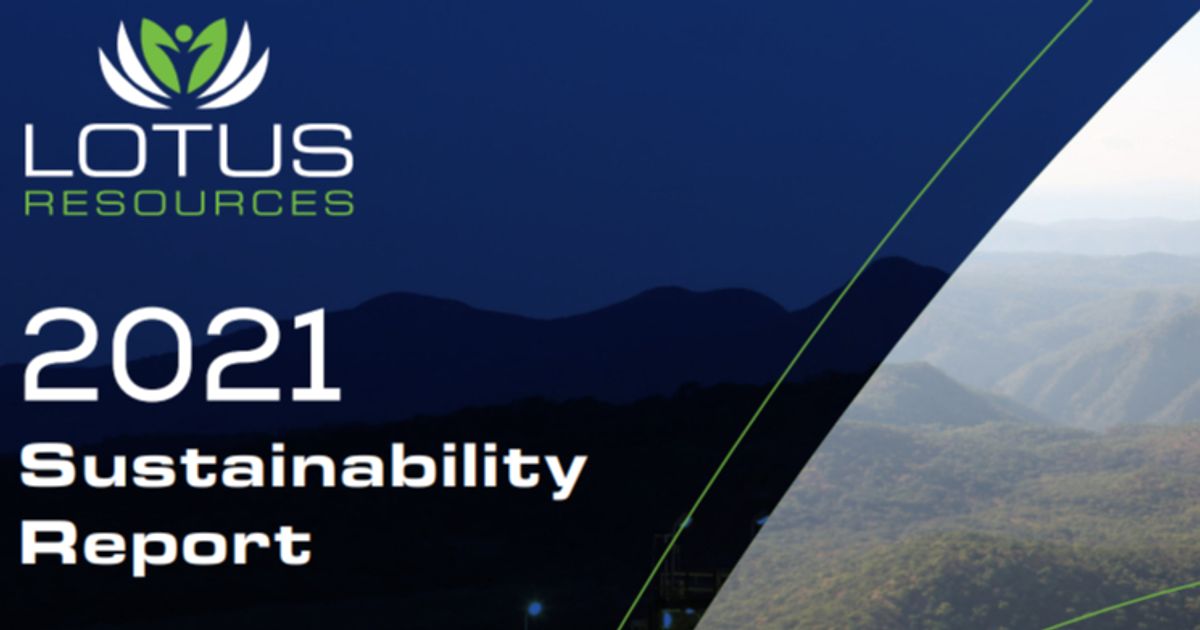 Lotus Resources marks important milestone with inaugural sustainability ...