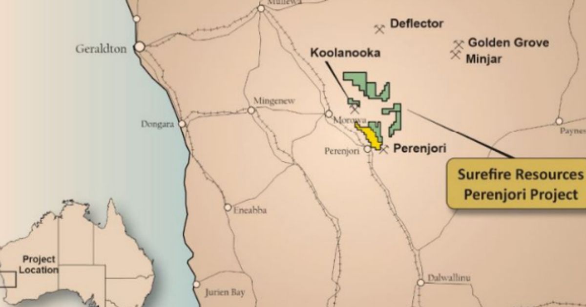 Surefire Resources’ new Perenjori West Project offers 15 priority gold and base metal targets ...