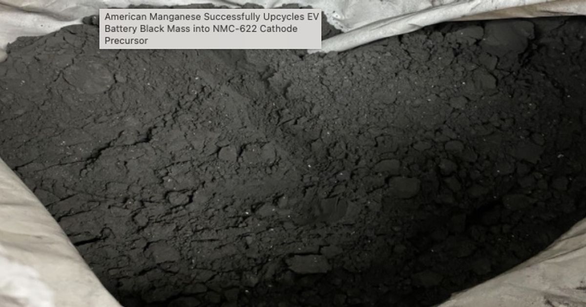 American Manganese receives funding from Canada's National Research Council for study on removal ...