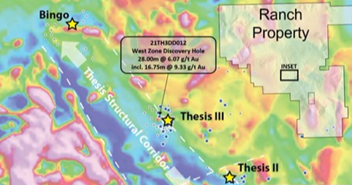 Thesis Gold starts 10,000-metre spring drilling program at its Ranch ...