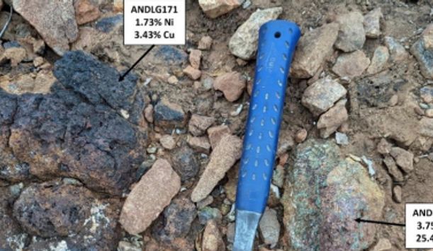 Azure Minerals visit to new Andover tenements offers high-grade nickel ...