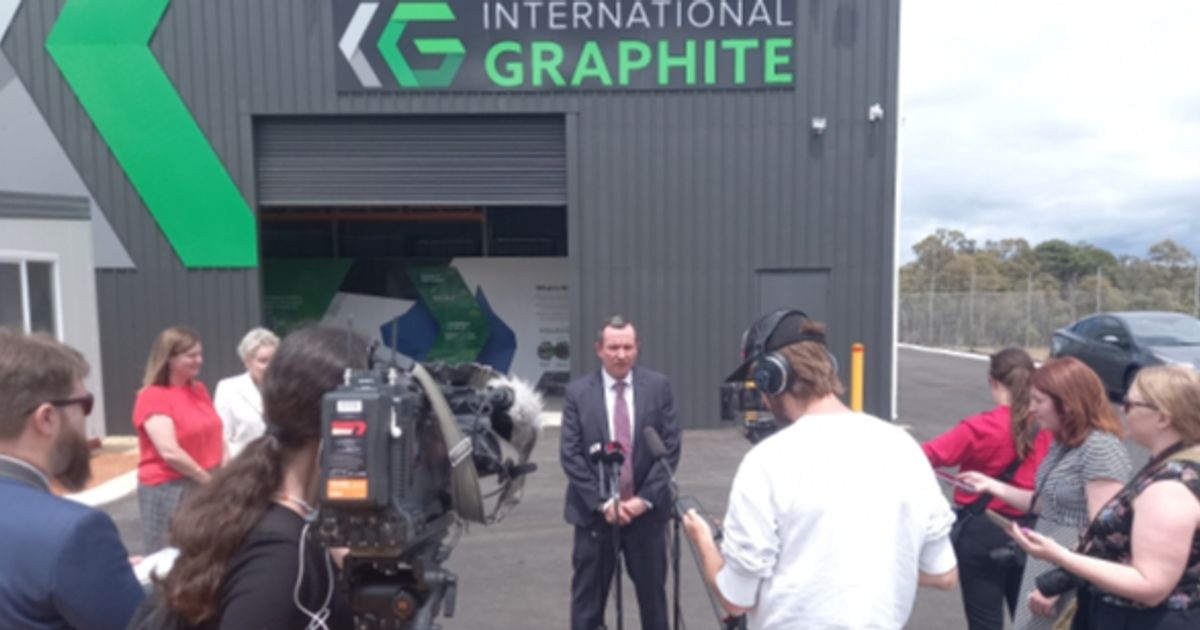 International Graphite has Collie graphite pilot processing plant ...