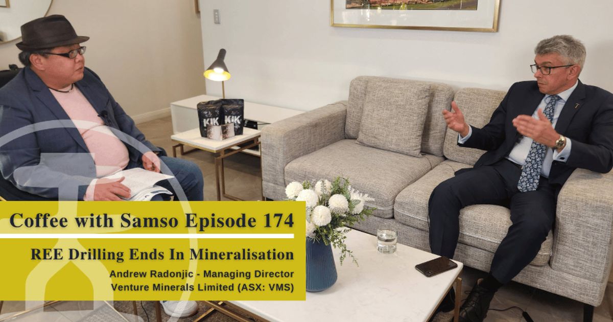 Coffee with Samso: Venture Minerals - REE drilling in WA ends in ...