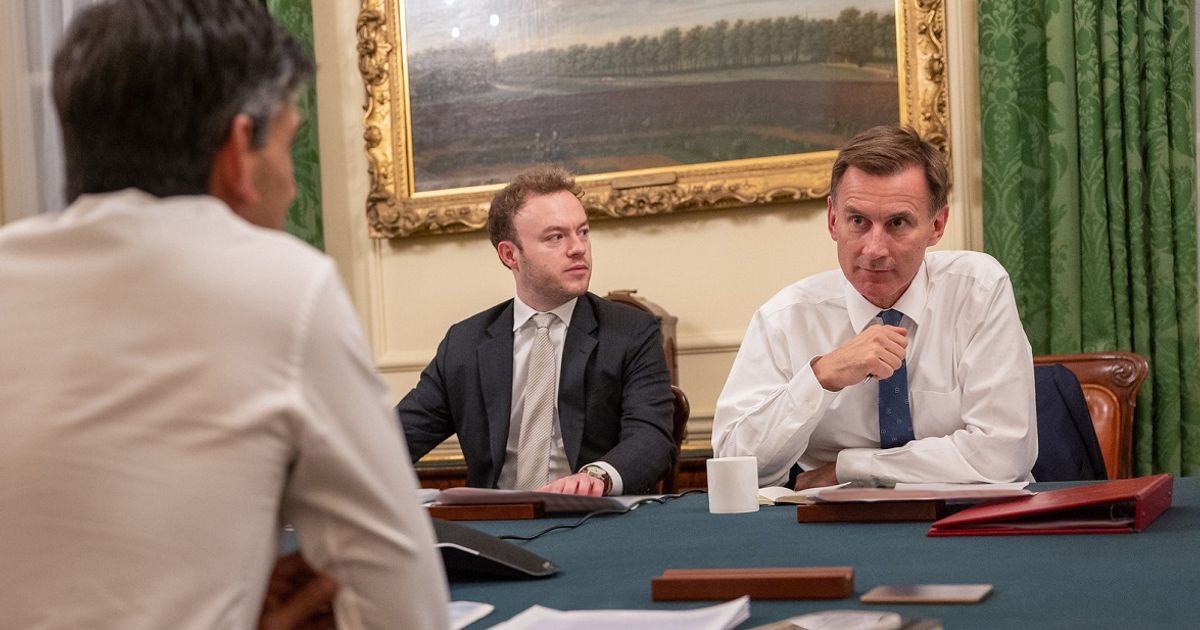 Chancellor hits out at declinism as he unveils four pillars for growth